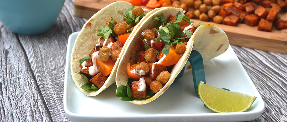 Moroccan Sweet Potato & Chickpea Tacos | Life by Daily Burn